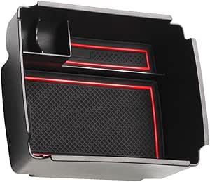 Amazon.com: Riloer Car Center Console Organizer Tray, Armrest Storage ...