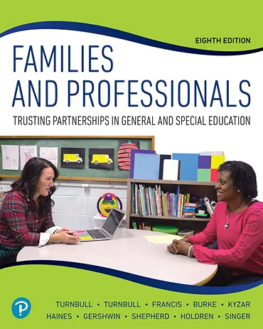 Amazon.com: Families and Professionals: Trusting Partnerships in ...