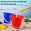 Amazon.com: Shindel 28PCS Beach Buckets, Colorful Sand Buckets with ...