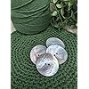 Amazon.com: Natural Nacar Pearl Shell Buttons - Nacre - Concha - AKOYA ...