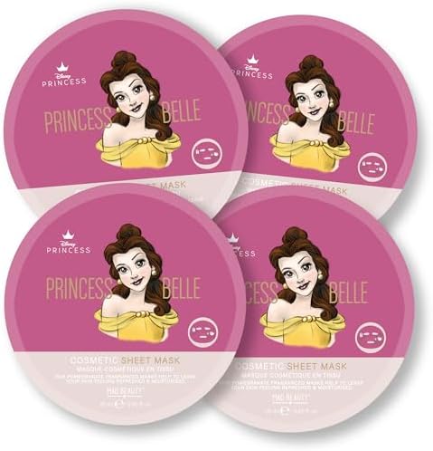 Amazon.com : MAD Beauty Disney Pure Princess Cosmetic Sheet Face Mask ...