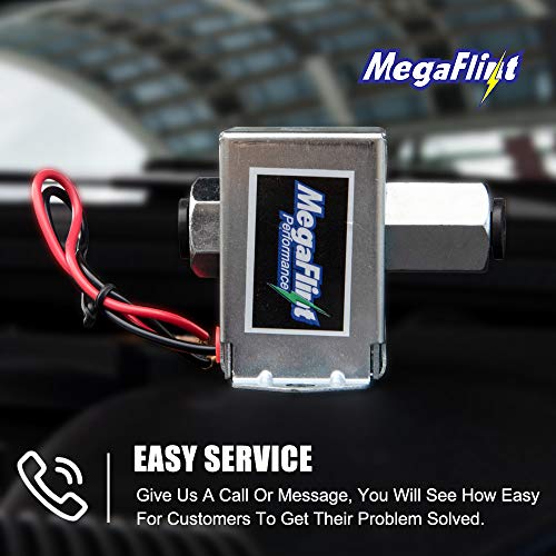 Snapklik.com : MegaFlint 12V Universal Electric Fuel Pump Metal Solid ...