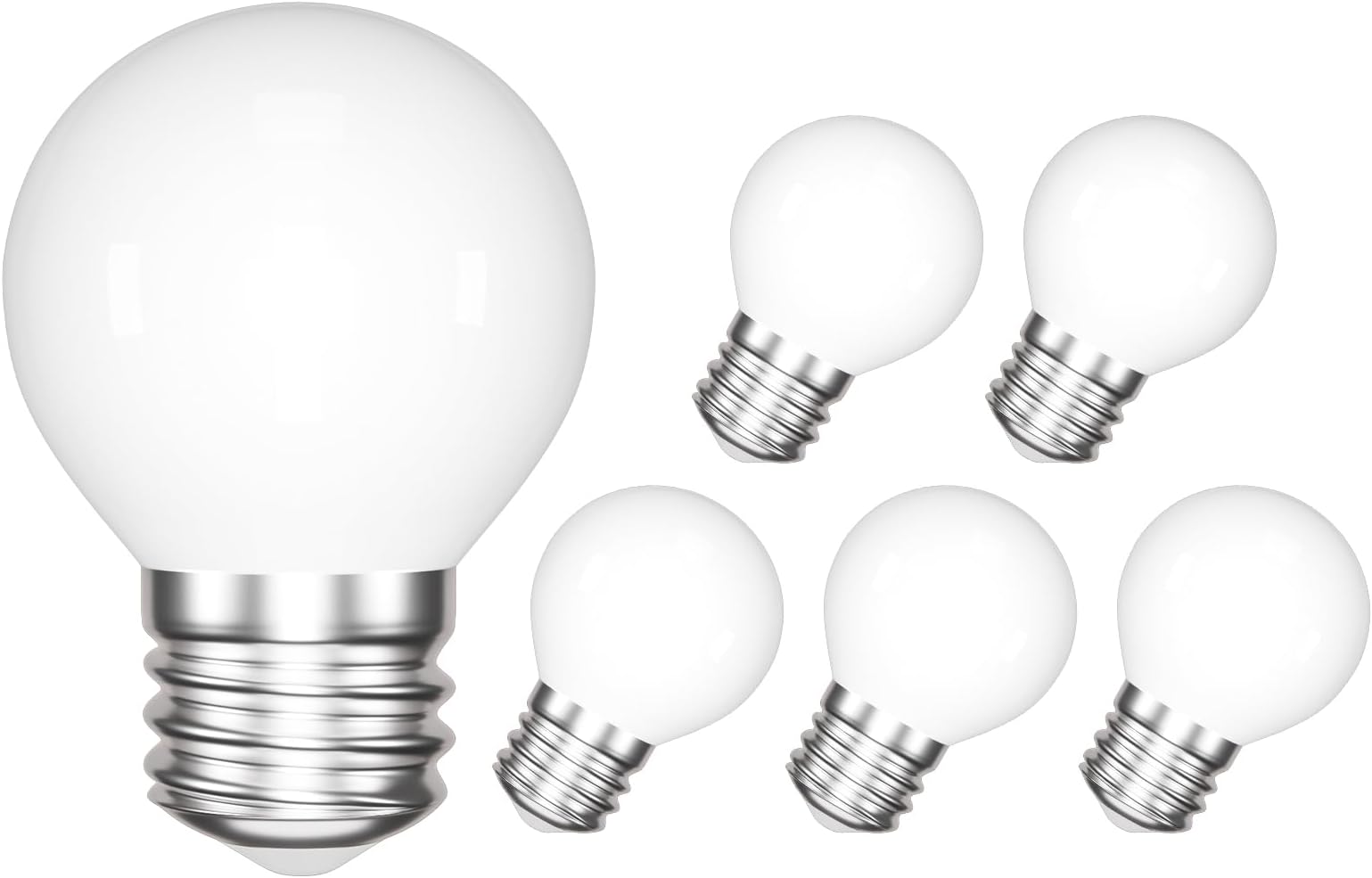 ENUOTEK E27 LED Light Bulb, 4W 540Lm Nature White 4000K, G45 LED E27 ...
