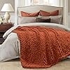 Amazon.com: Carriediosa Chunky Knit Throw Blanket 60" X 80" Twin, 100% ...