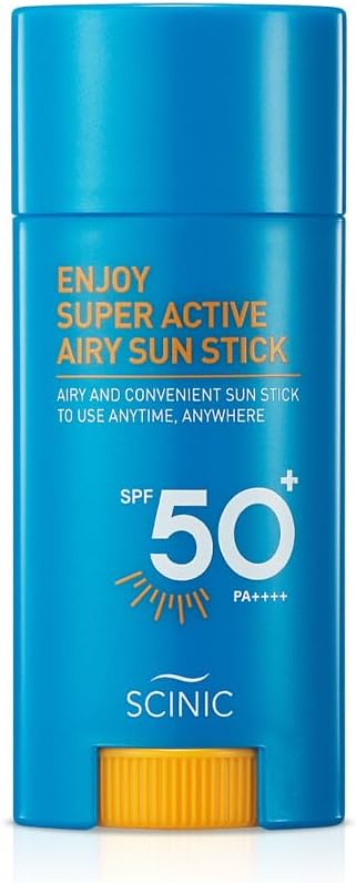 Amazon.com: SCINIC Enjoy Super Active Airy Sun Stick SPF50+ PA++++ 0 ...