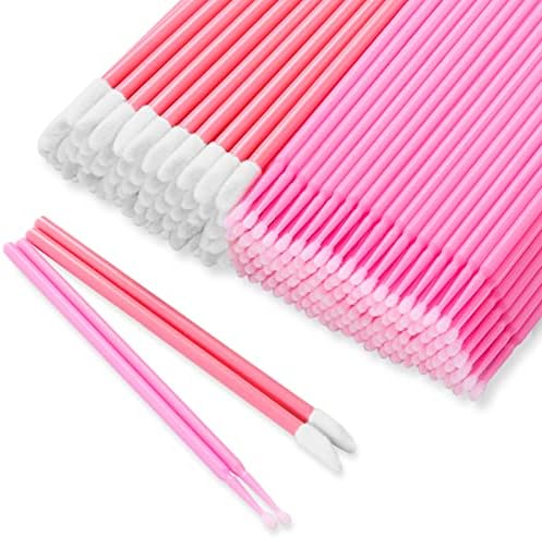 Amazon.com: Disposable Lip Brush Lip Gloss and Disposable Microbrush ...