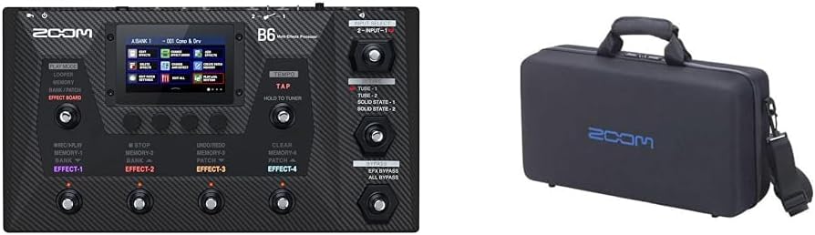Amazon.com: Zoom B6 Bass Multi-Effects Processor Bundle with Carrying ...