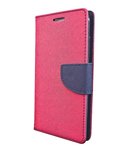 COVERBLACK British Leather Flip Cover for Vivo 1803 (Vivo Y81) - Pink ...