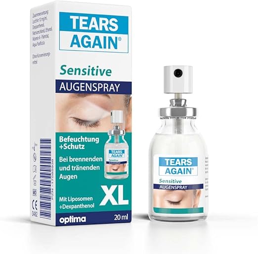 Tears Again Sensitive XL 20 ml Augenspray gegen trockene Augen mit ...