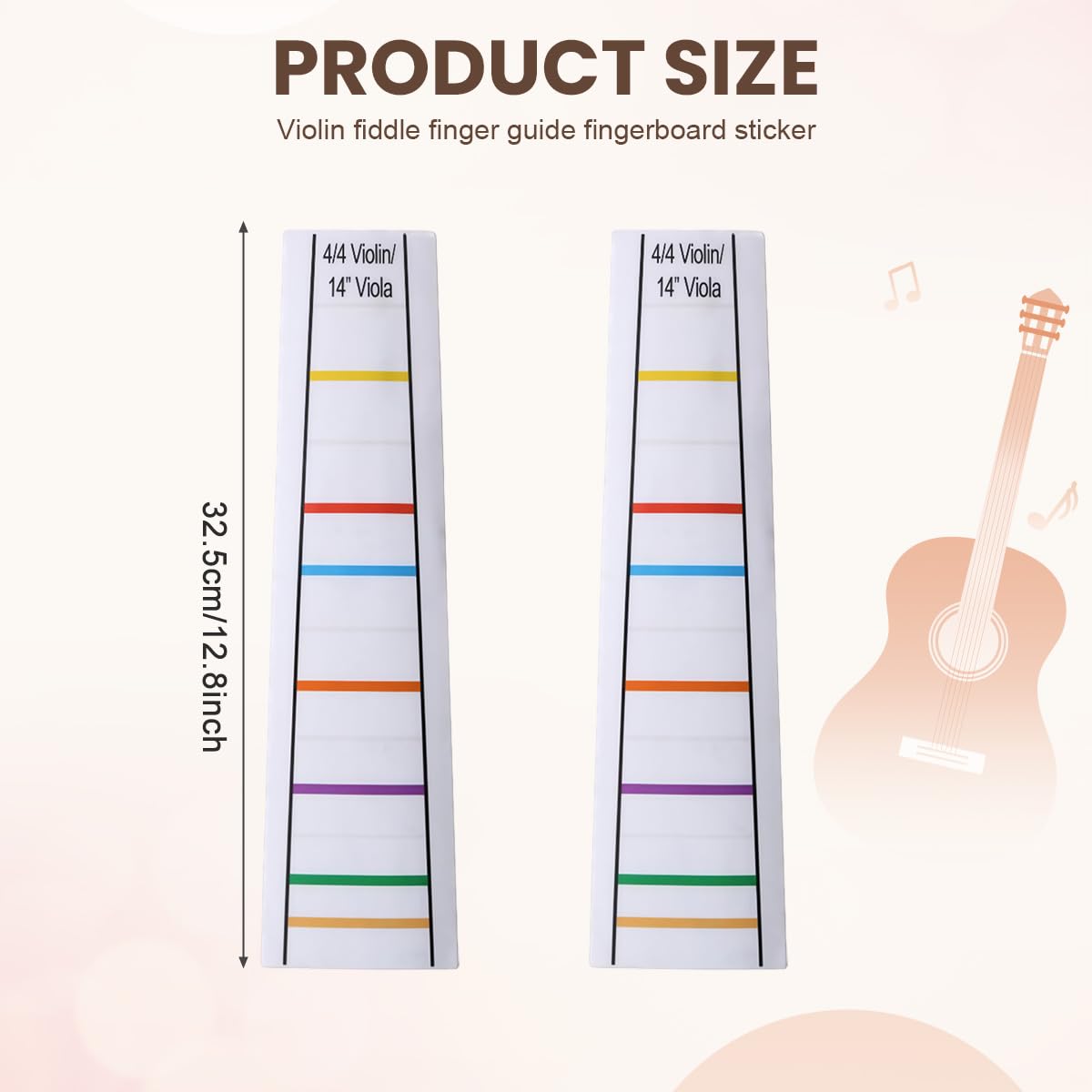 Snapklik.com : 2PCS 4/4 Clear Violin Finger Guide Finger Guide Position ...
