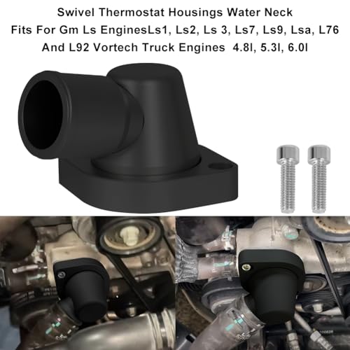 Snapklik.com : Billet Swivel Thermostat Housings Water Neck 90 1.5 For ...