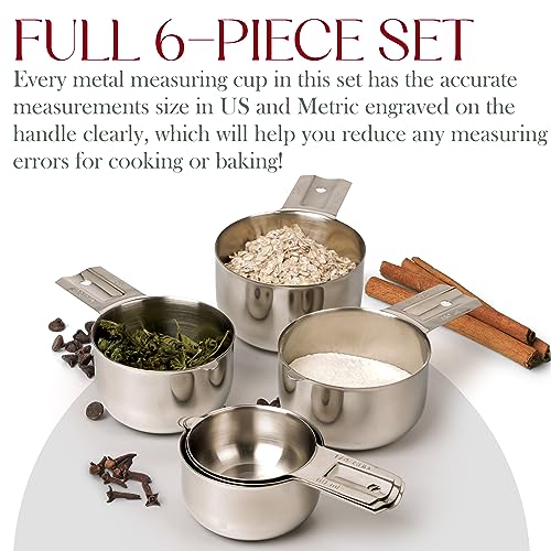 Snapklik.com : Bellemain One Piece Stainless Steel - Nesting Measuring ...