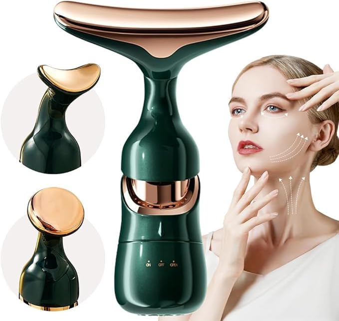 SHUBONIK 3 in 1 Neck Chin Massager, Face Massage Machine for Facial ...