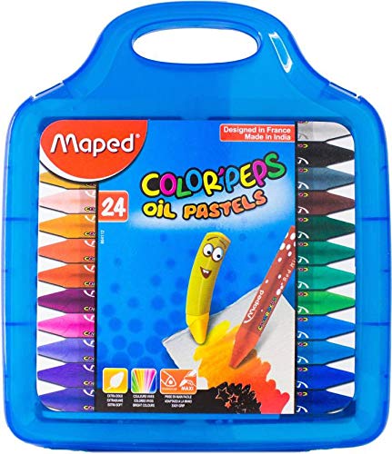 Maped Color'Peps Oil Pastel Set - Pack of 24 (Multicolor) : Amazon.in ...