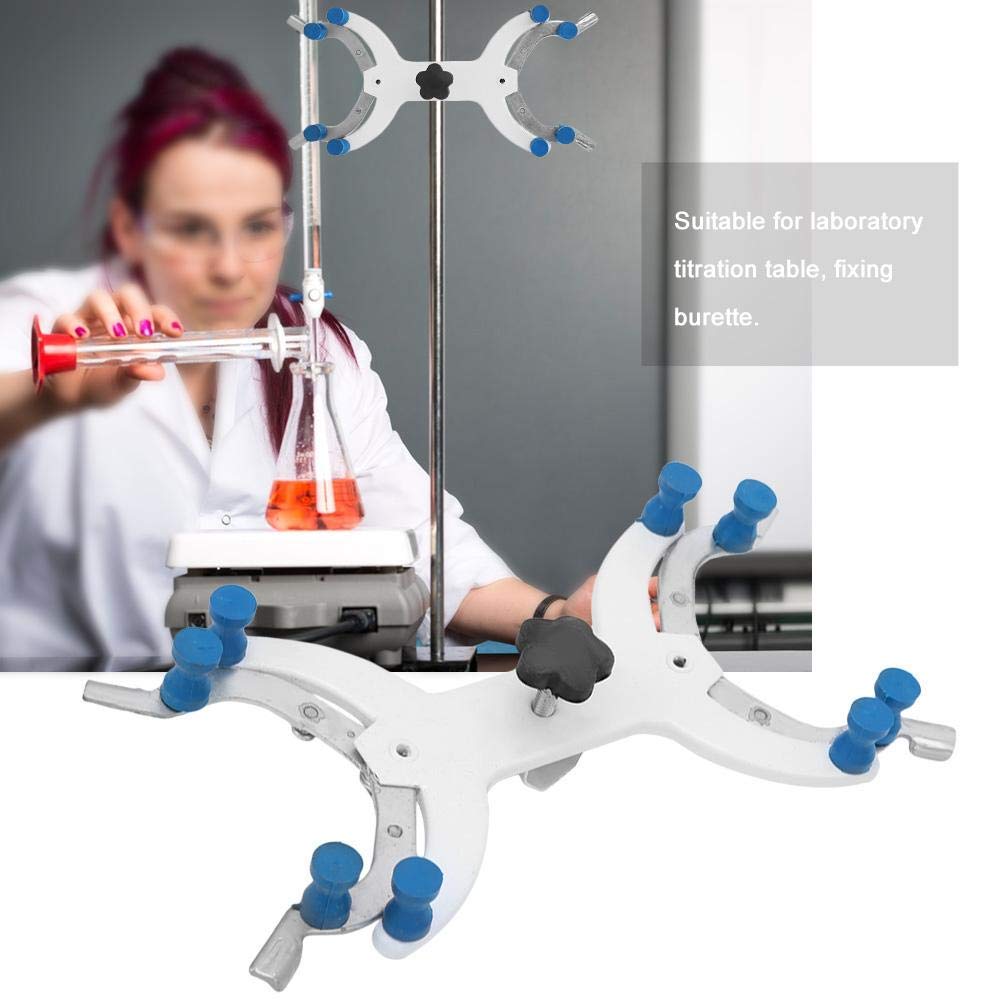 Laboratory Chemistry Iron Burette Clamp Dropper Holder Clip Experiment ...