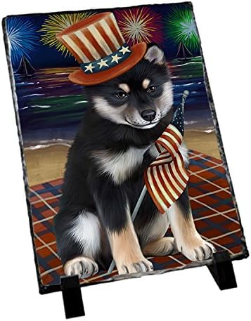Amazon.com: 4th of July Independence Day Firework Shiba Inu Dog Photo ...