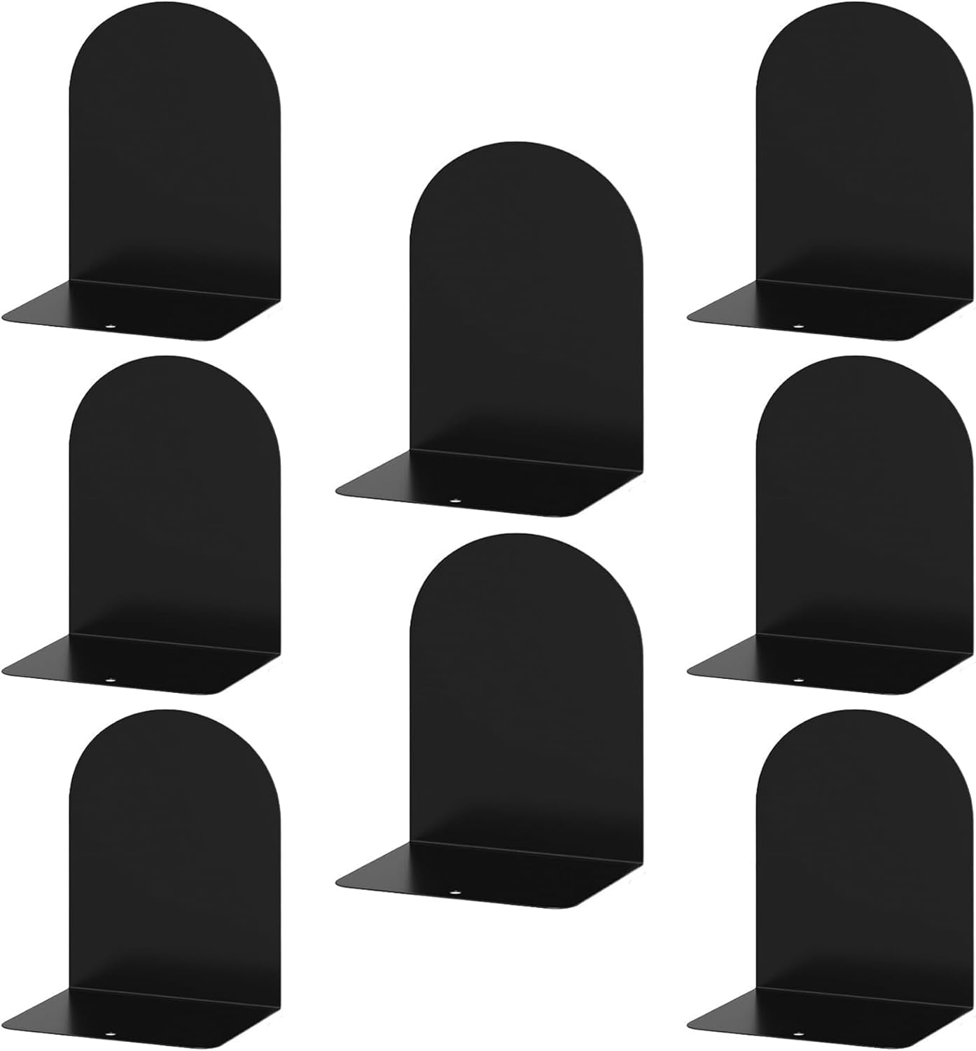 Amazon.com: 8 Pieces Bookends, Book End, Book Stopper, Book Organizer ...