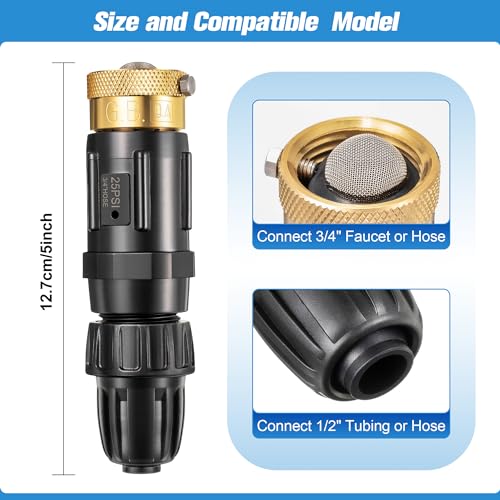 Snapklik.com : Feekoon Drip Irrigation Faucet Adapter Kit 1/2 ...