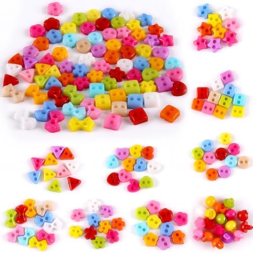 Amazon.com: Rckcu 6mm 1000Pcs Mini Buttons for Crafts, Sewing, and DIY ...