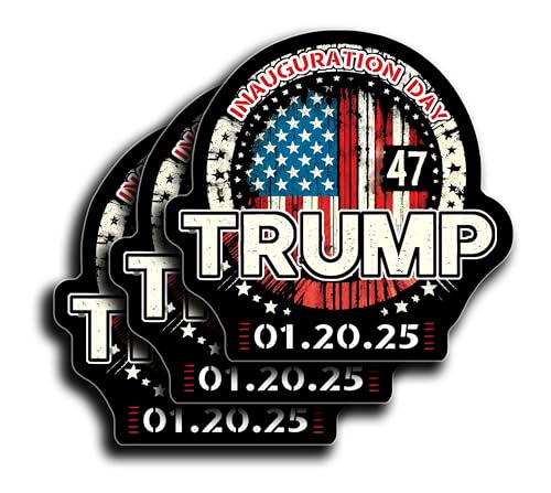 Amazon.com: Trump 47 Inauguration Day Commemorative Sticker, American ...
