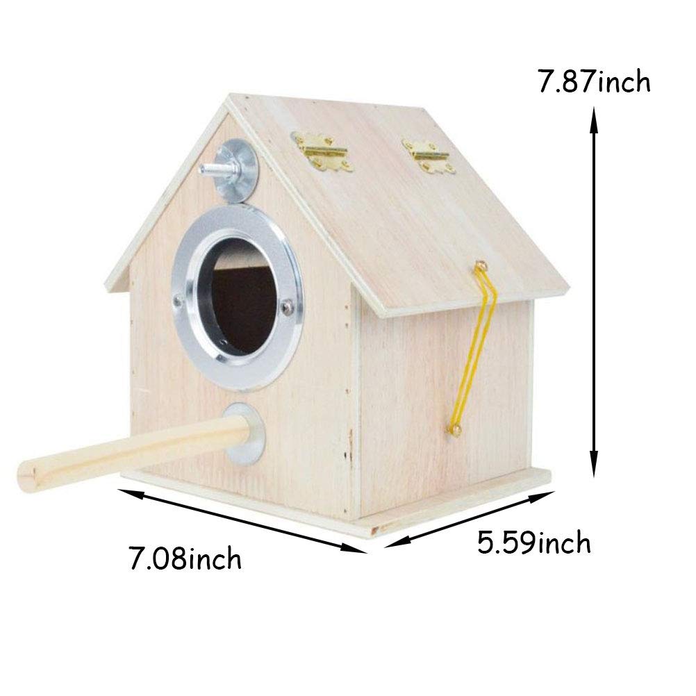 Snapklik.com : Kathson Parakeet Nest Box Bird Nesting House Parrot ...
