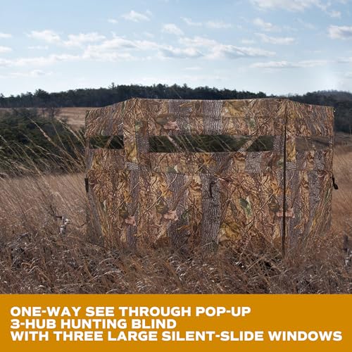 Snapklik.com : RPNB Hunting Blind, 3-Hub Easy Setup Ground Hunting ...