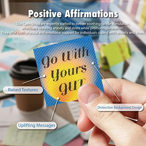 Snapklik.com : 50 Pieces Stress Anxiety Releg Strips, Gradient Styles ...