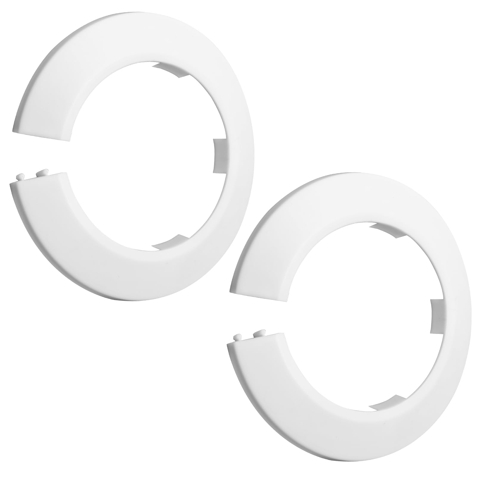 Amazon.com: Seimneire 2pcs 2.5 inch / 63mm Water Pipe Cover, Plastic ...