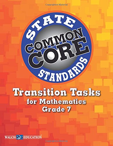 Amazon.com: Transition Tasks for Common Core State Standards, Math ...