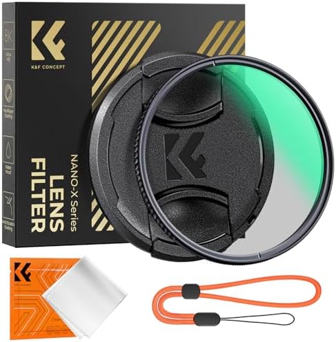 K&F Concept 55MM Polarising Filter Circular Polarizing CPL, 28 Layer ...