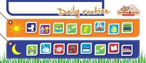 Buy Kids Daily Routine Charts - Magnetic Refrigerator Behavior Chart ...
