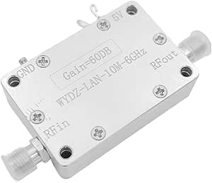 Amazon.com: JMT LAN 10M-6GHZ High Gain Amplifier High Flatness Amp with SMA Female Connector for ...