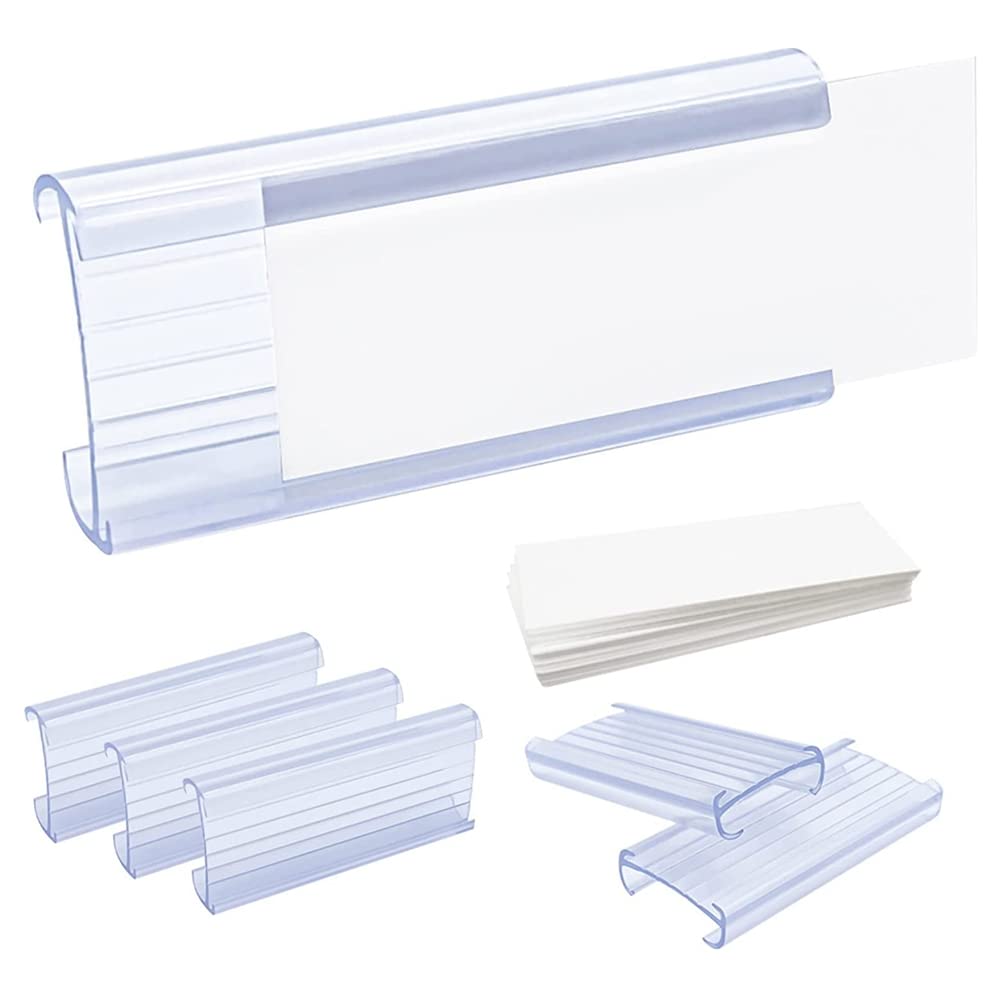 Metal Shelf Label Holder
