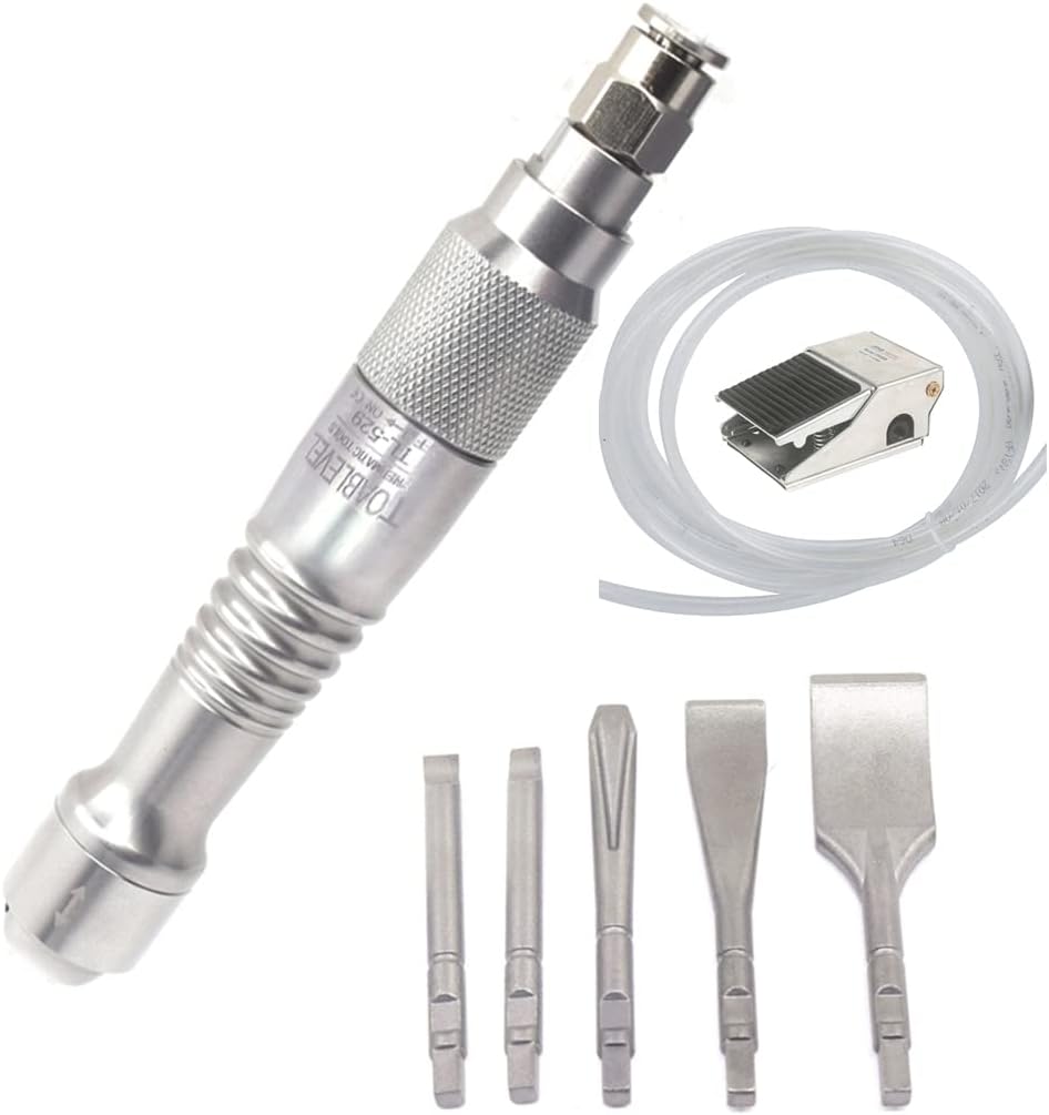 Pneumatic Scraper Chisel Pencil Fine Art Sculpture Carved Wood With 5 ...