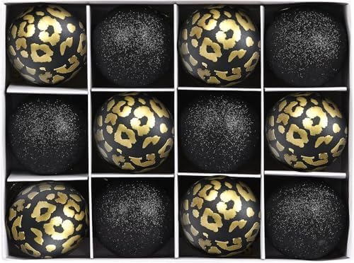 Amazon.com: Christmas Ornaments, 12 Pcs Shatterproof Hanging Leopard ...