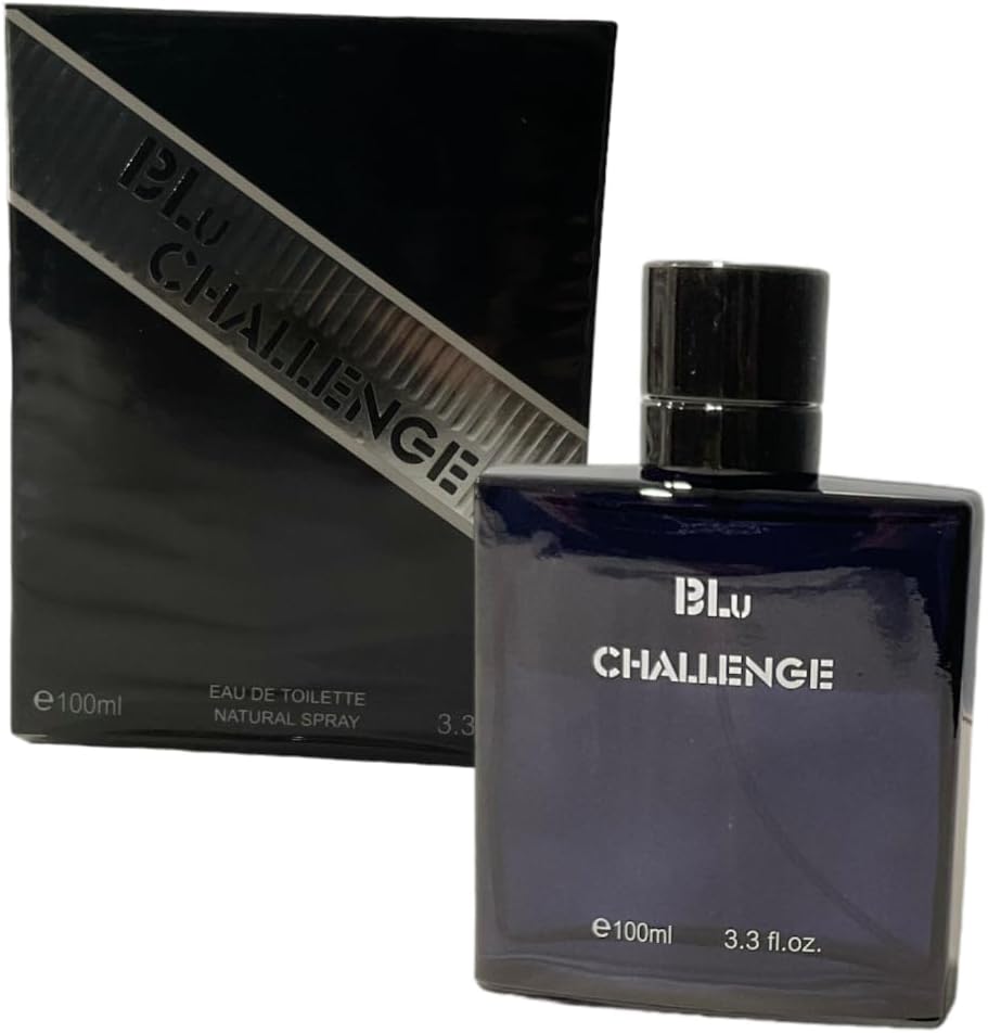 Amazon.com : Royal Fragrance Blu Challenge Men 3.3 Ounces Eau De ...