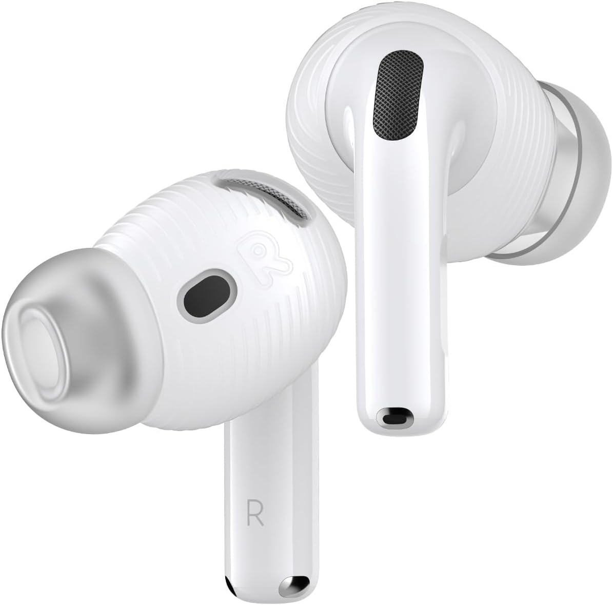 Amazon.com: DamonLight 2 Pairs Ear Tips for AirPods 4 Grip Silicone ...