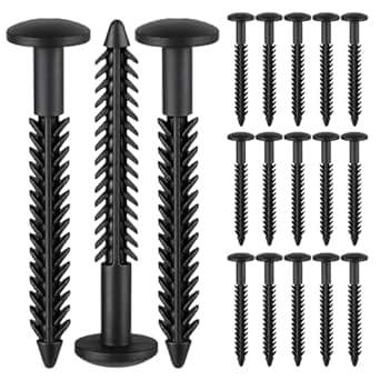 Shutter Screws | Black 3 Inch Shutter Spikes - Dressing Hardware for ...