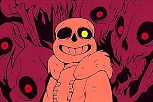 Amazon.com: Tomorrow sunny Undertale Frisk Sans Home Decoration Canvas ...