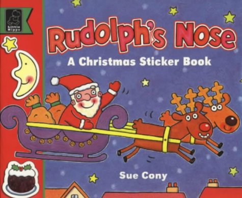 Amazon | Rudolph's Nose: A Christmas Sticker Book (Play with) | Cony ...