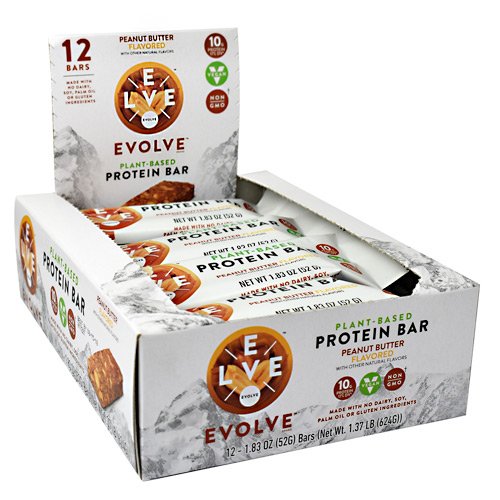 Amazon.com : Evolve Plant Based Protein Bar Vegan Non GMO 10 G Protein ...