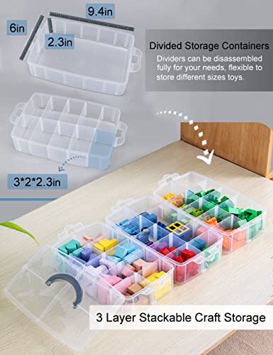 Snapklik.com : Ducurt Craft Storage Containers Large Bead Organizer 30 ...