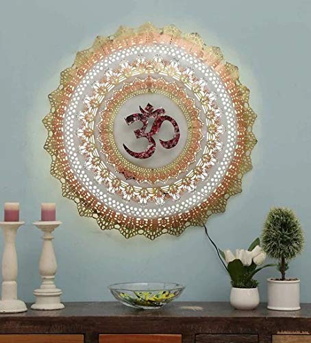 RHD |(OM CIRCLE LED DÉCOR SAMLL Metal abstract/wall decore/wall art ...