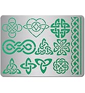 GORGECRAFT Metal Gothic Font Lettering Stencil Stainless Steel Old ...