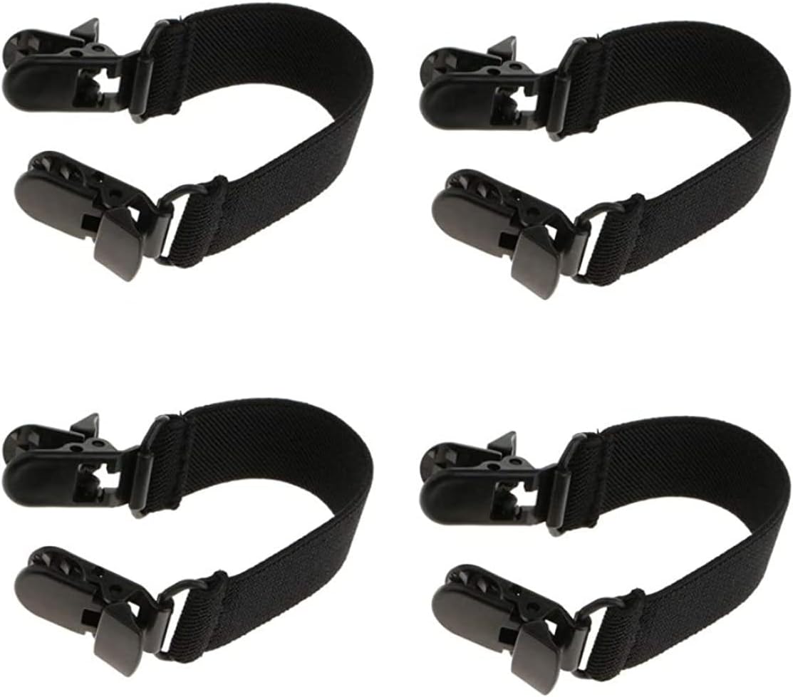 Amazon.com: Mednkoku Elastic Boots Clip Adjustable Motorcycle Boot ...