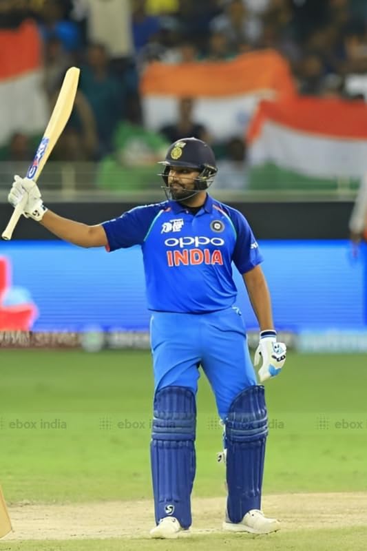 Poster of Rohit Sharma Cricketer, Rohit Sharma Posters for Room Wall ...