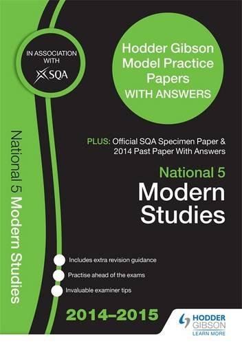 SQA Specimen Paper, 2014 Past Paper National 5 Modern Studies & Hodder ...
