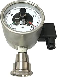 Amazon.co.jp: Stainless Steel Electrical Contact Pressure Gauge YXC-100H 1.6MPA YXC-100BF(G1/2 ...