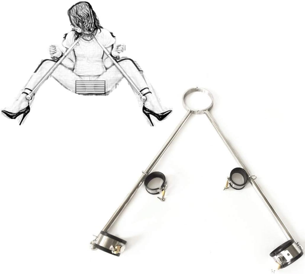 Amazon.com: Luxury Spreader Bar BDSM Bondage Set, Handcuffs + Ankle ...
