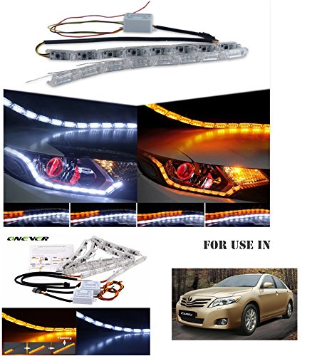 Volga Day Time Running Light DRL With Orange Turn Signal Sequential ...